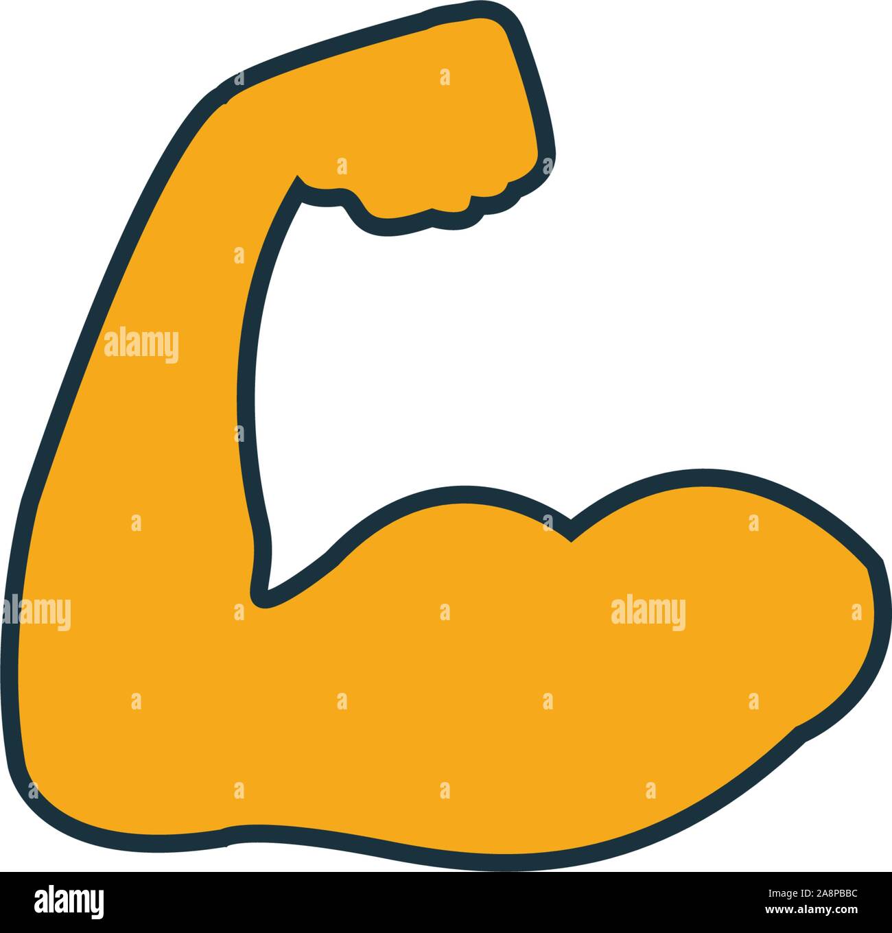Biceps icon. Simple element from sport equipment icons collection ...