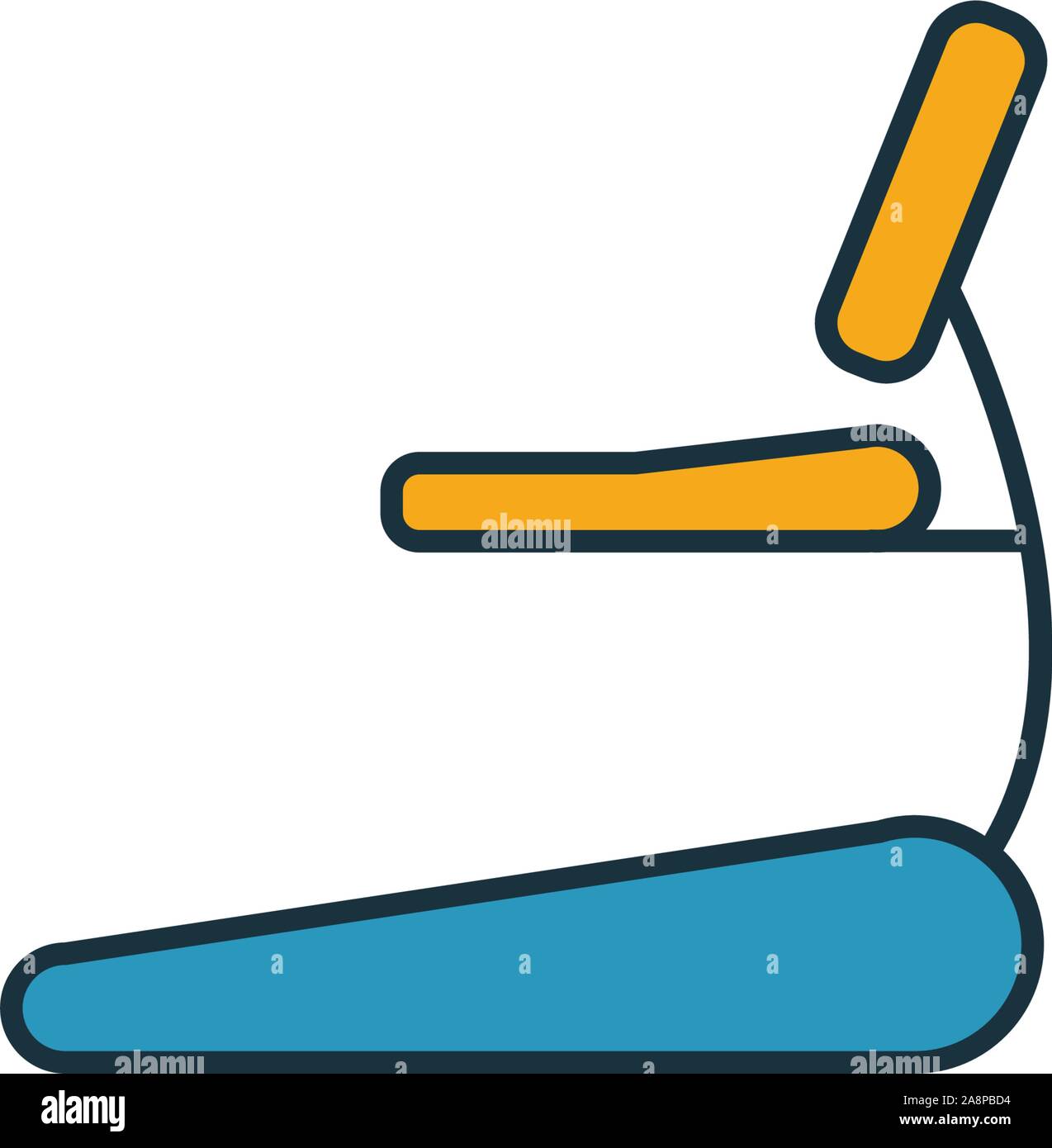 Treadmill icon. Simple element from sport equipment icons collection ...