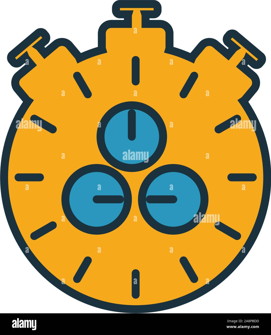 Stopwatch icon. Simple element from sport equipment icons collection ...