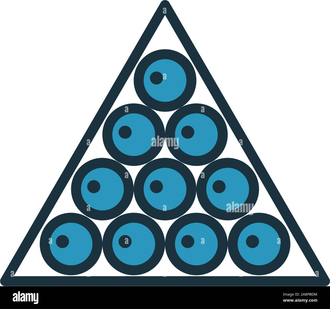 Billiards icon. Simple element from sport equipment icons collection ...