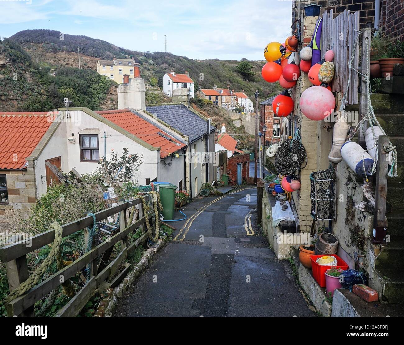 Staithes, North Yorkshire, UK Stock Photo - Alamy
