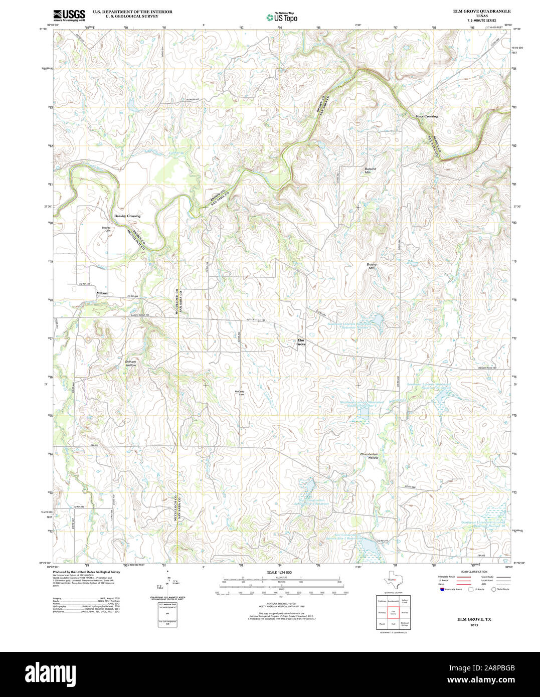 Map of elm grove hi-res stock photography and images - Alamy