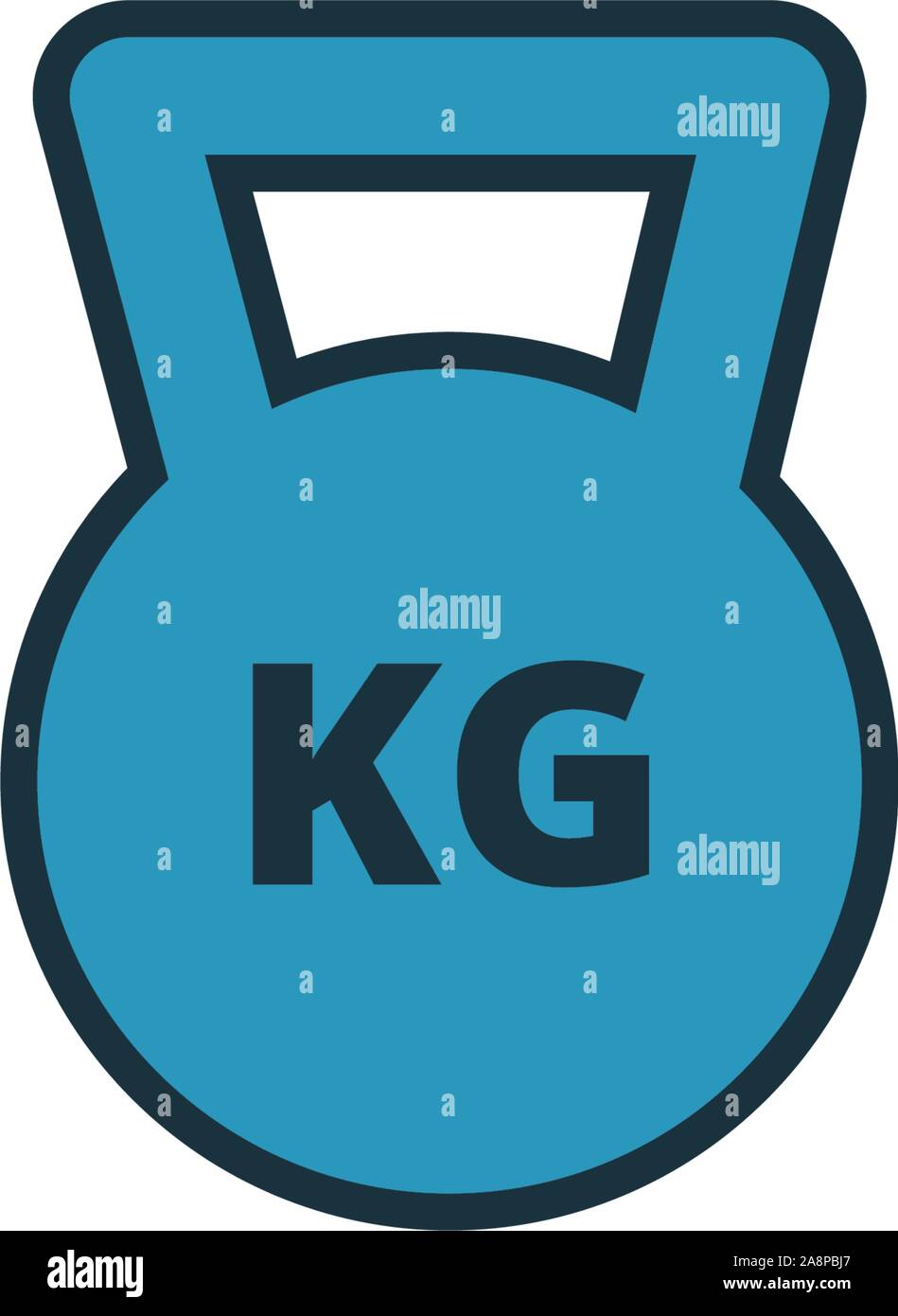 Weight icon. Simple element from sport equipment icons collection ...