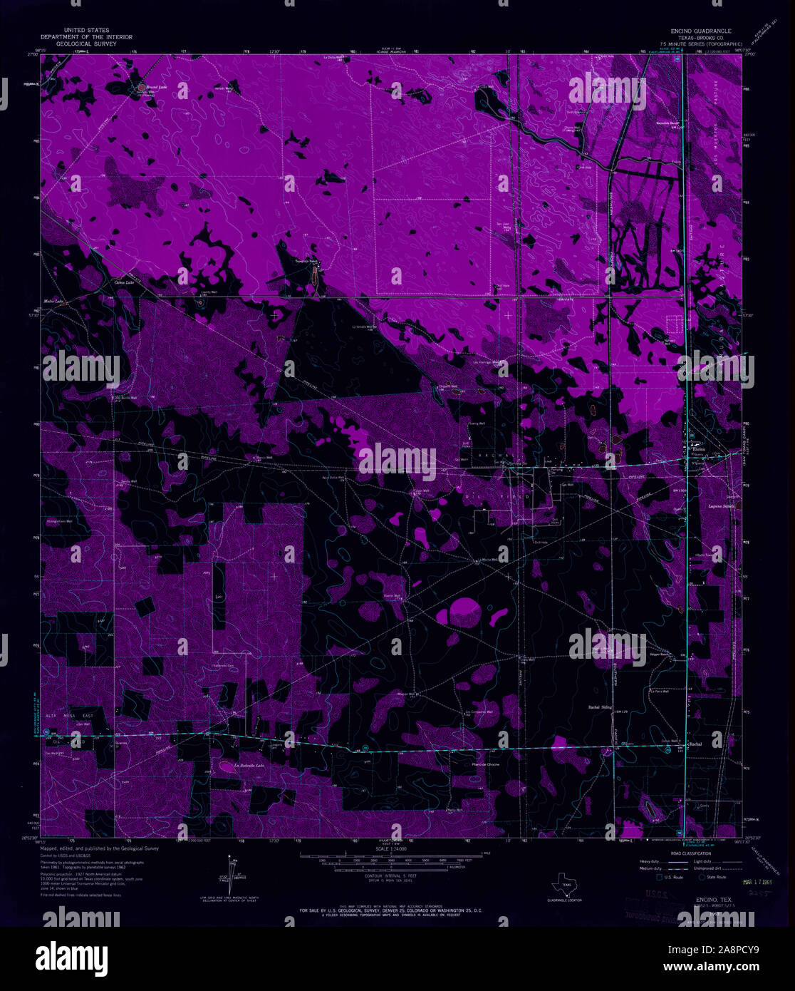 Map of encino hi-res stock photography and images - Alamy