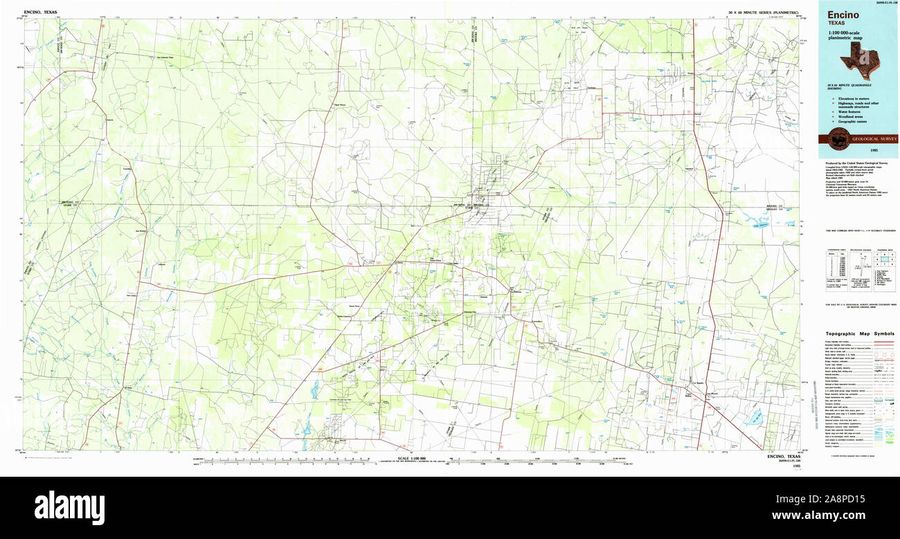 Encino map hi-res stock photography and images - Alamy