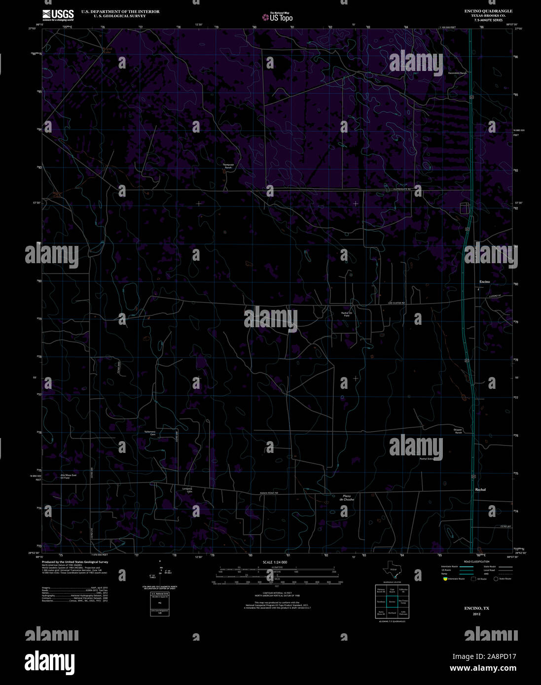 Encino map hi-res stock photography and images - Alamy