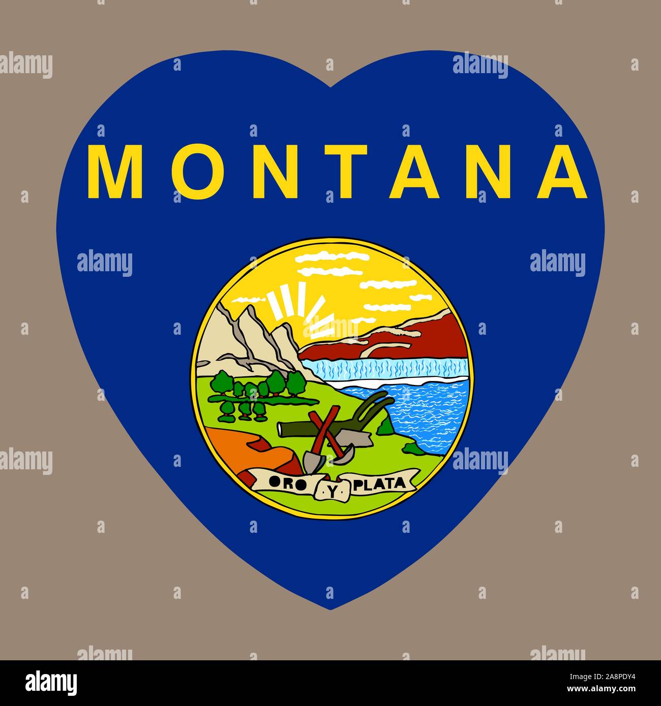 Montanan flag hi-res stock photography and images - Alamy