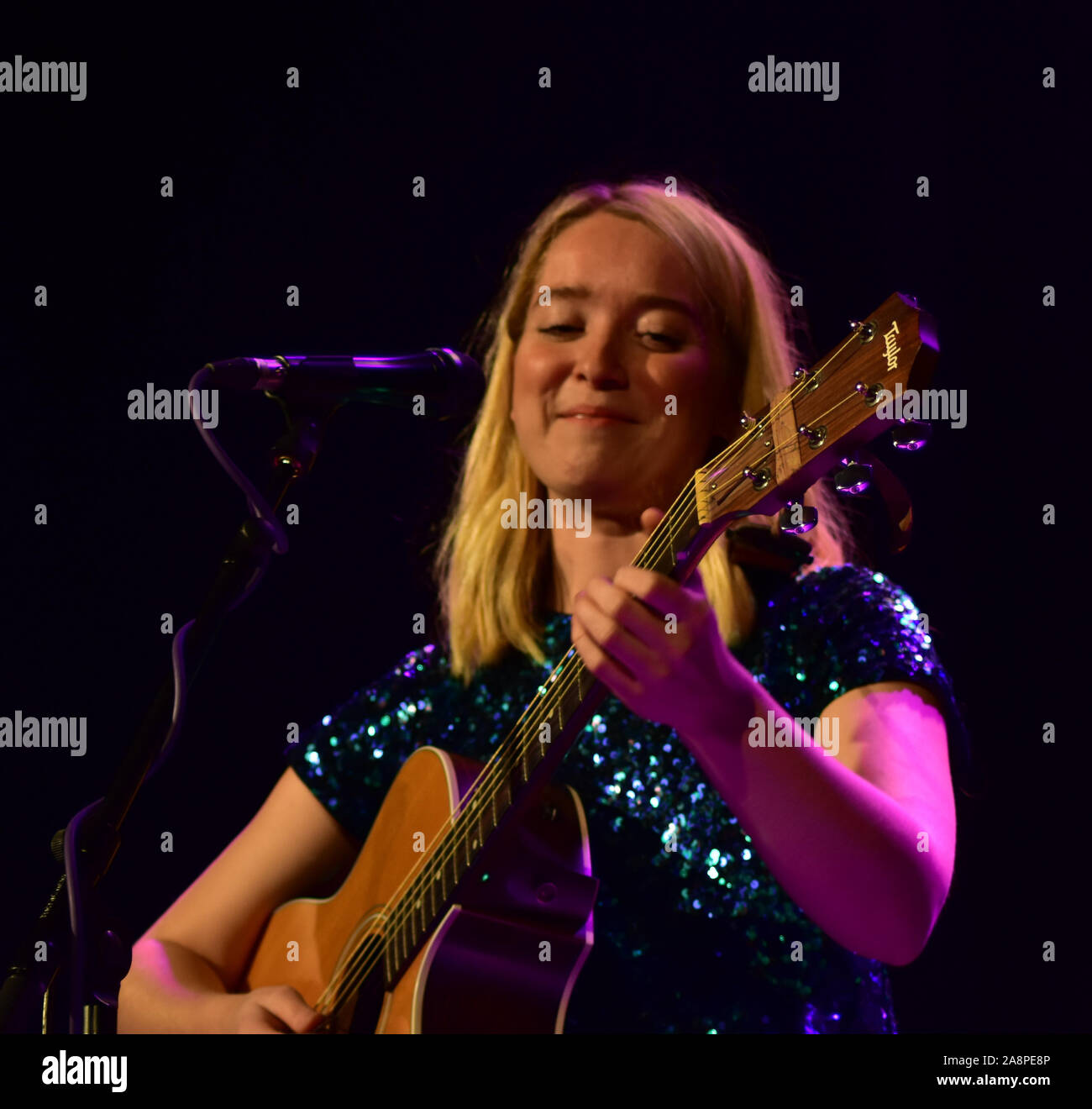 Folk singer Kitty Macfarlane performs at the Chapel Arts Centre, Bath ...