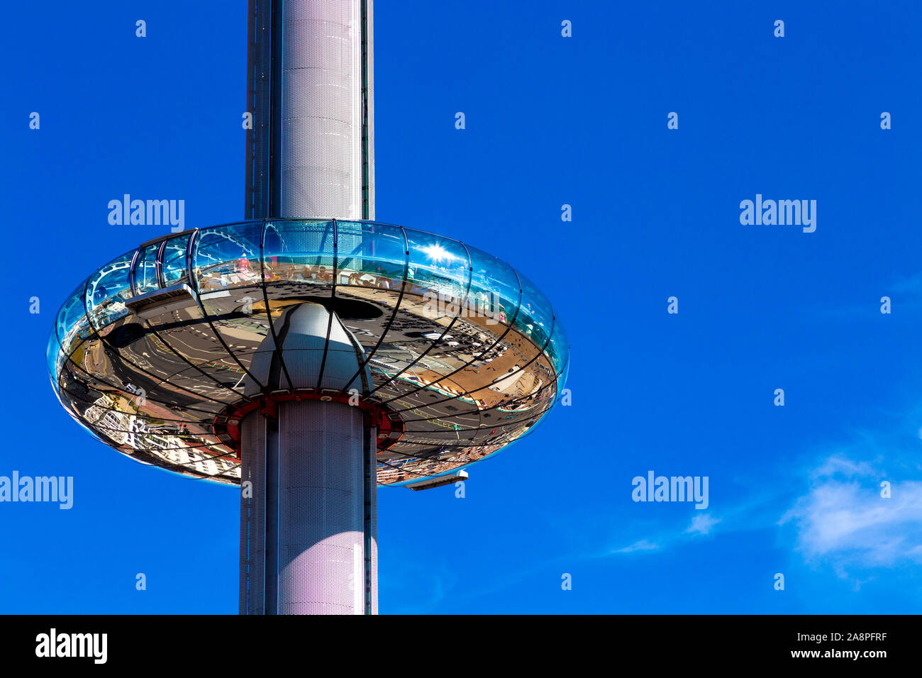 The 162m tall observation tower Brighton i360, Brighton, UK Stock Photo ...