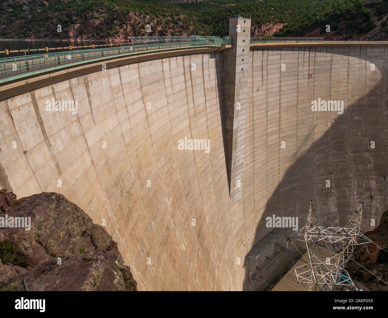 Flaming Gorge Dam, Flaming Gorge National Recreation Area, Utah Stock ...