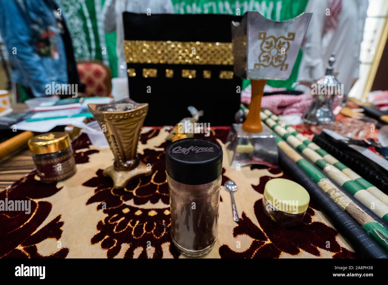 souvenirs of saudi arabia culture with oud incense and traditional ...