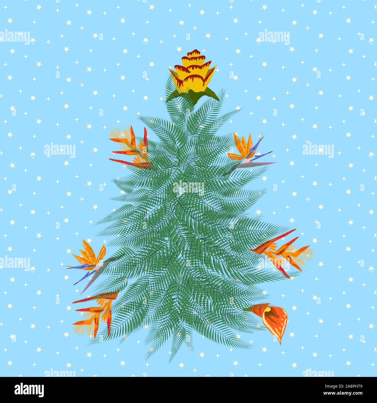 Hawaiian christmas pattern hi-res stock photography and images - Alamy