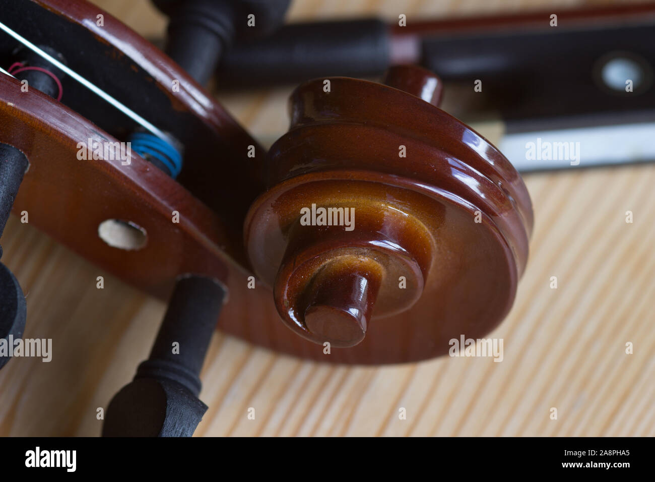 Violin close up instrument detail hi-res stock photography and images ...