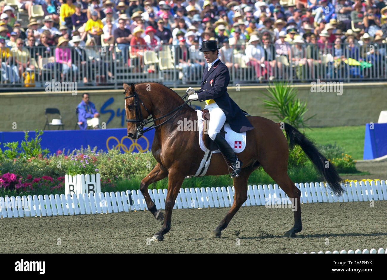 Olympic Games, Sydney 2000 Daniel Ramseir (SUI) riding Rali Baba Stock ...