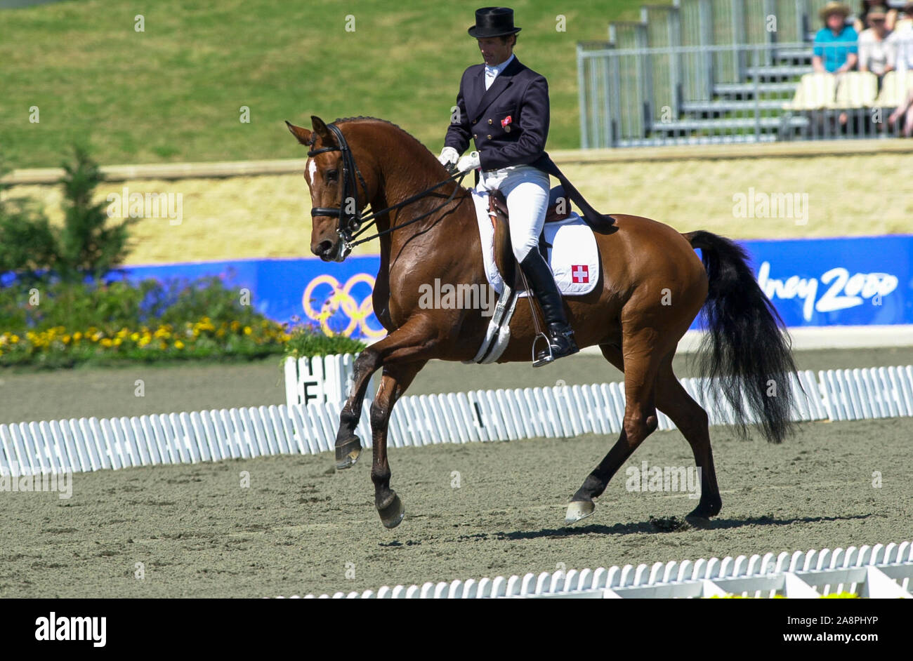 Olympic Games, Sydney 2000 Daniel Ramseir (SUI) riding Rali Baba Stock ...