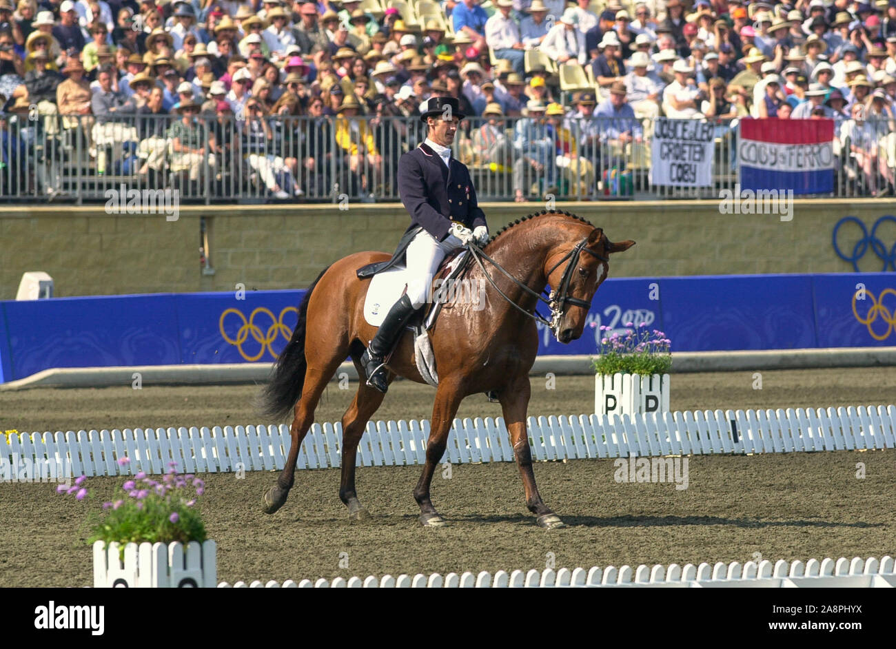 Olympic Games, Sydney 2000 Daniel Ramseir (SUI) riding Rali Baba Stock ...