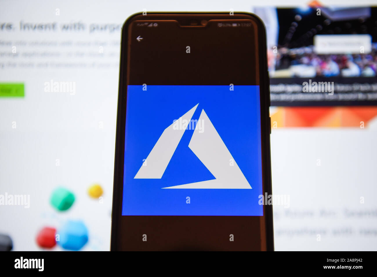 Microsoft azure logo hi-res stock photography and images - Alamy