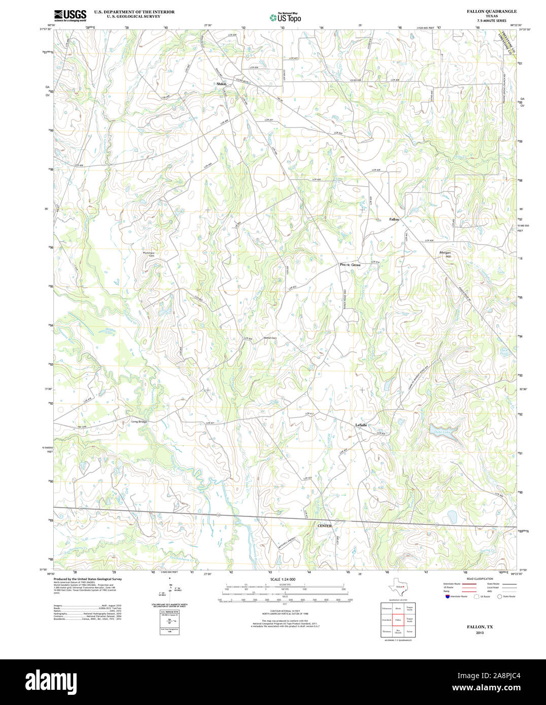 Map of fallon hi-res stock photography and images - Alamy