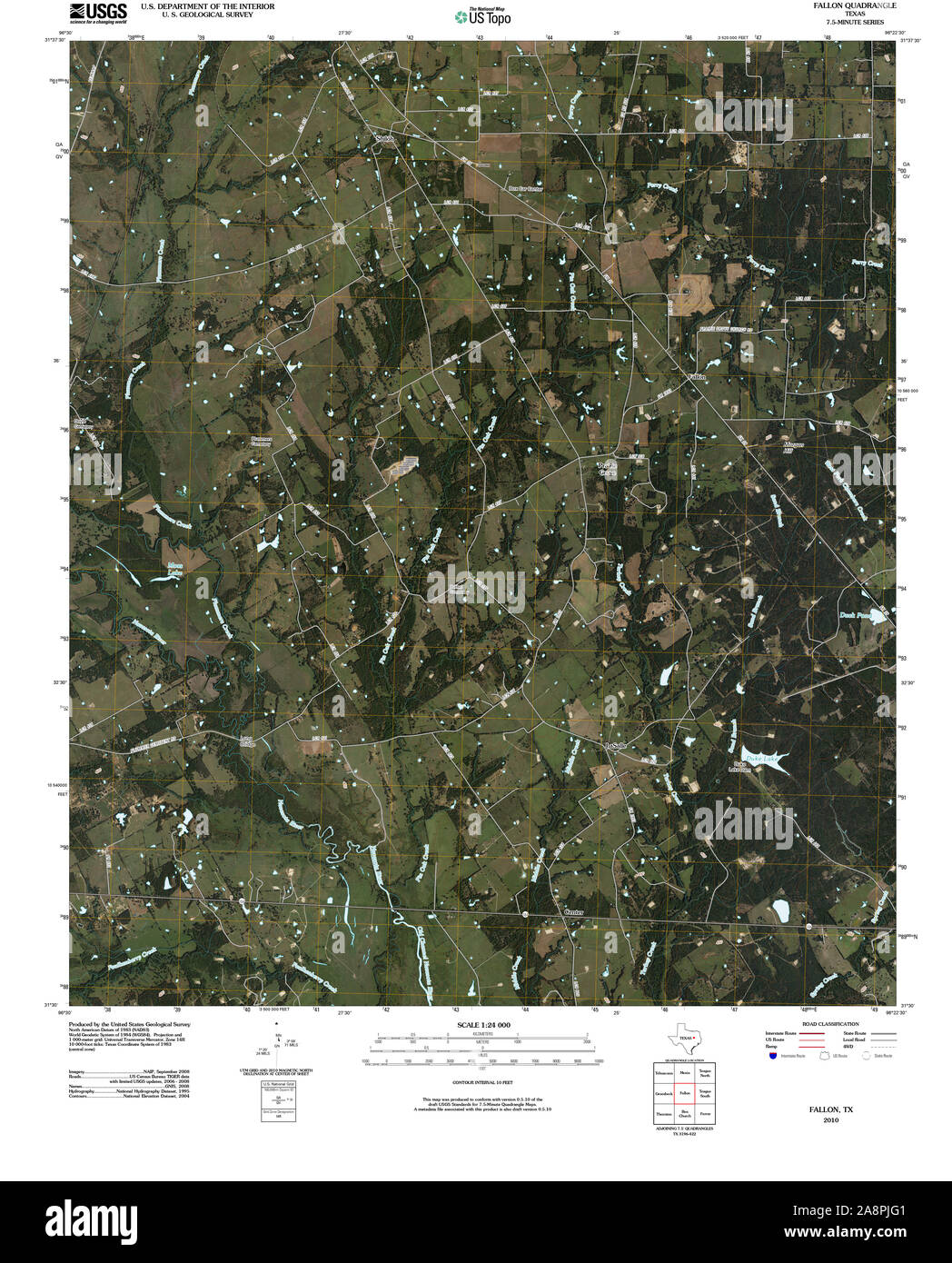 Map of fallon hi-res stock photography and images - Alamy
