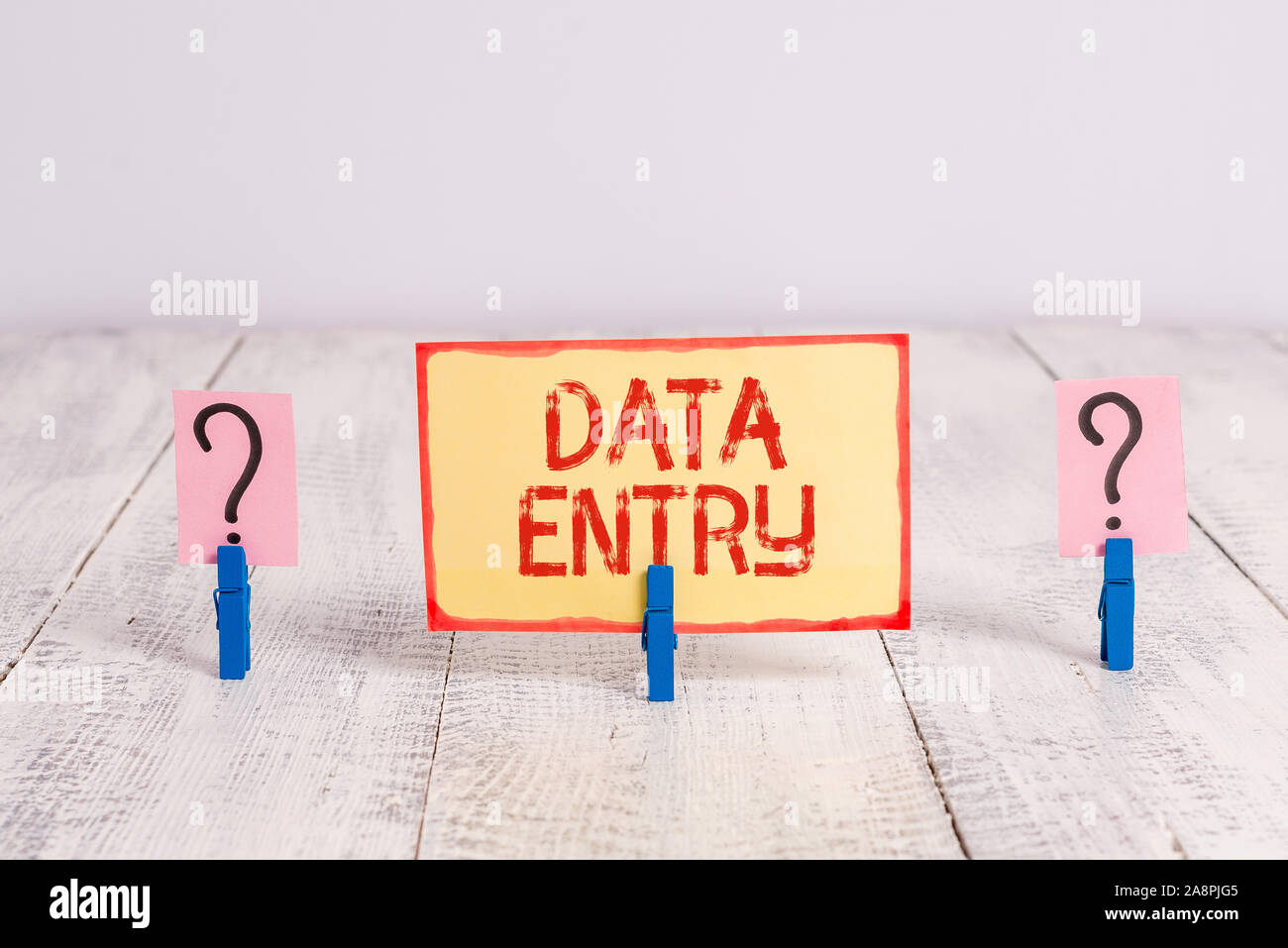 Text sign showing Data Entry. Business photo text process of inputting ...