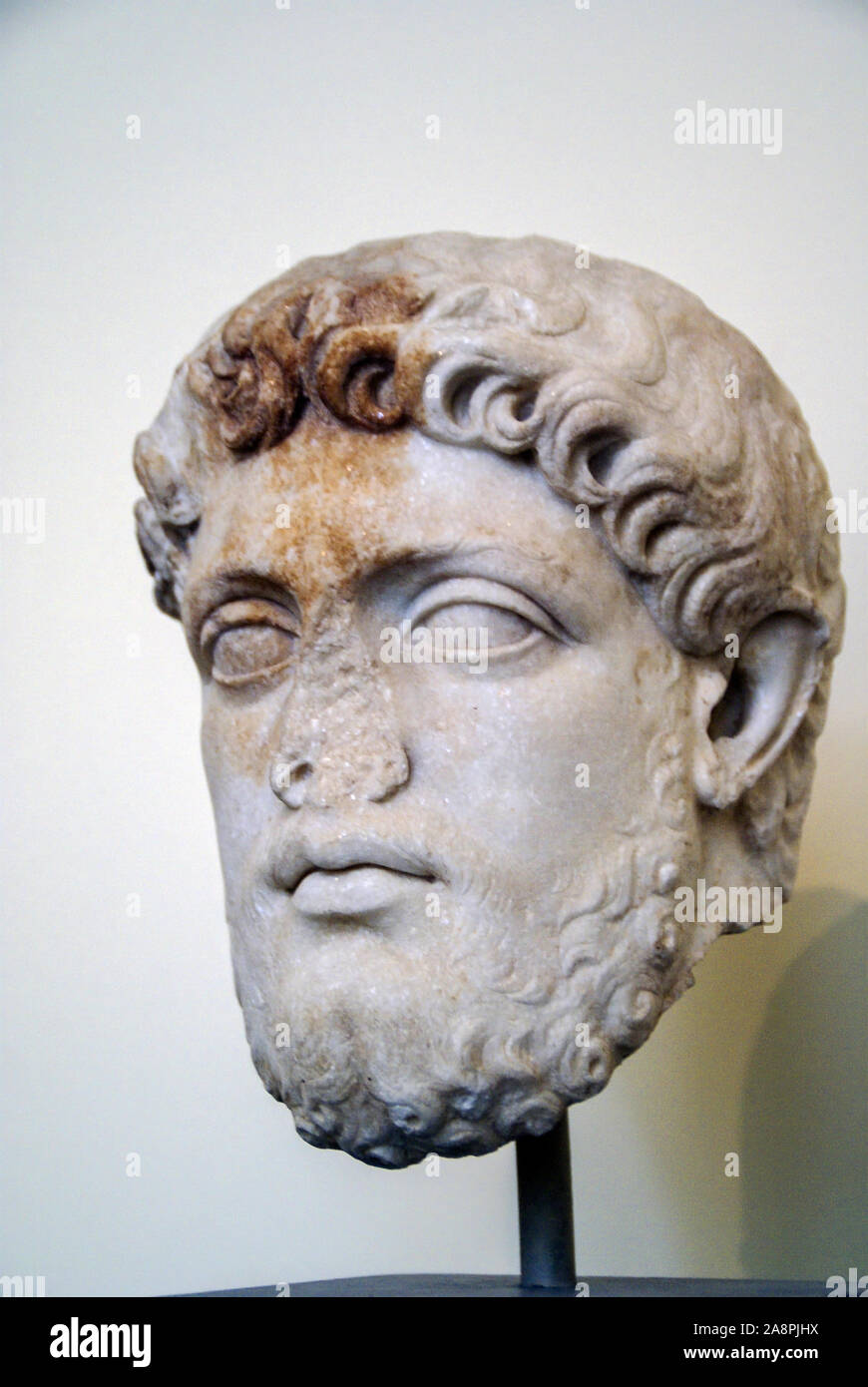 Head of a male statue - National Archaeological Museum, Athens, Greece ...