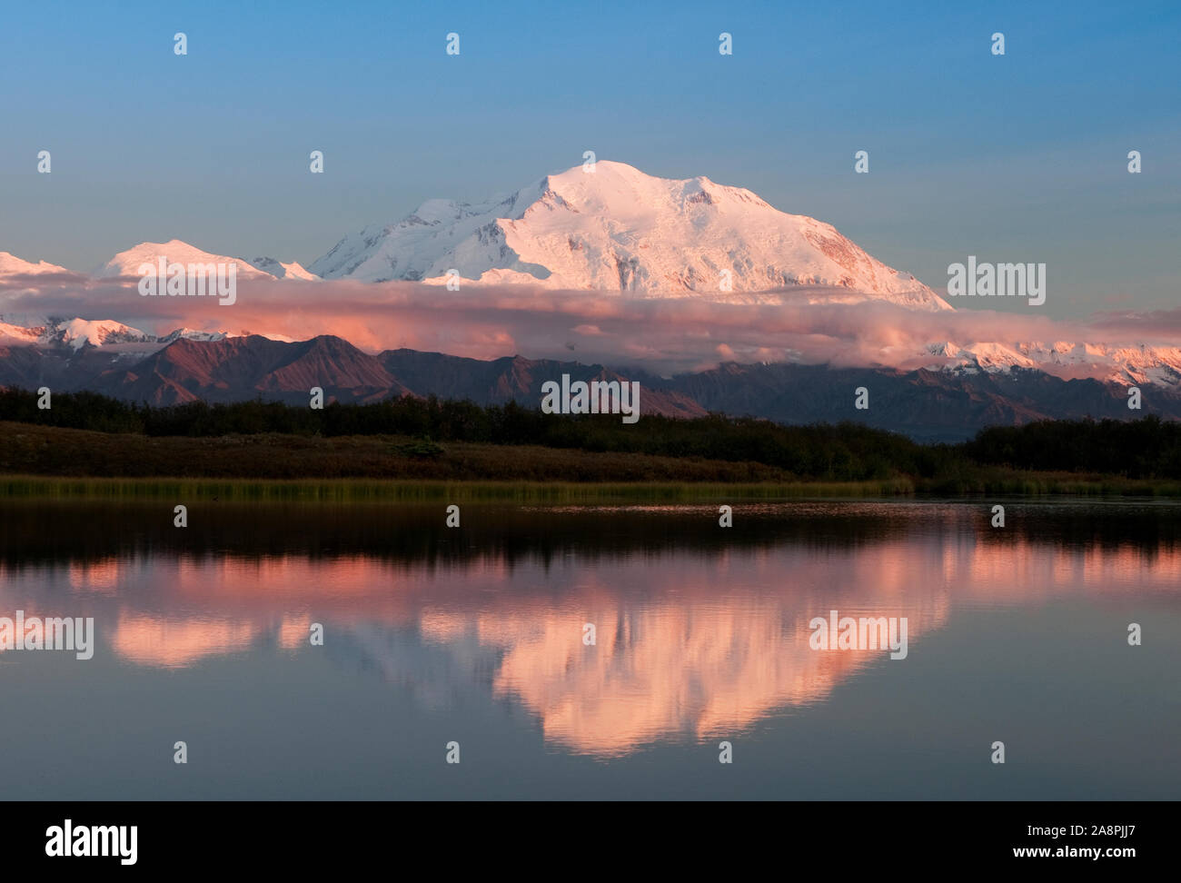 North America; United States; Alaska; Alaska Range Mountains; Denali ...