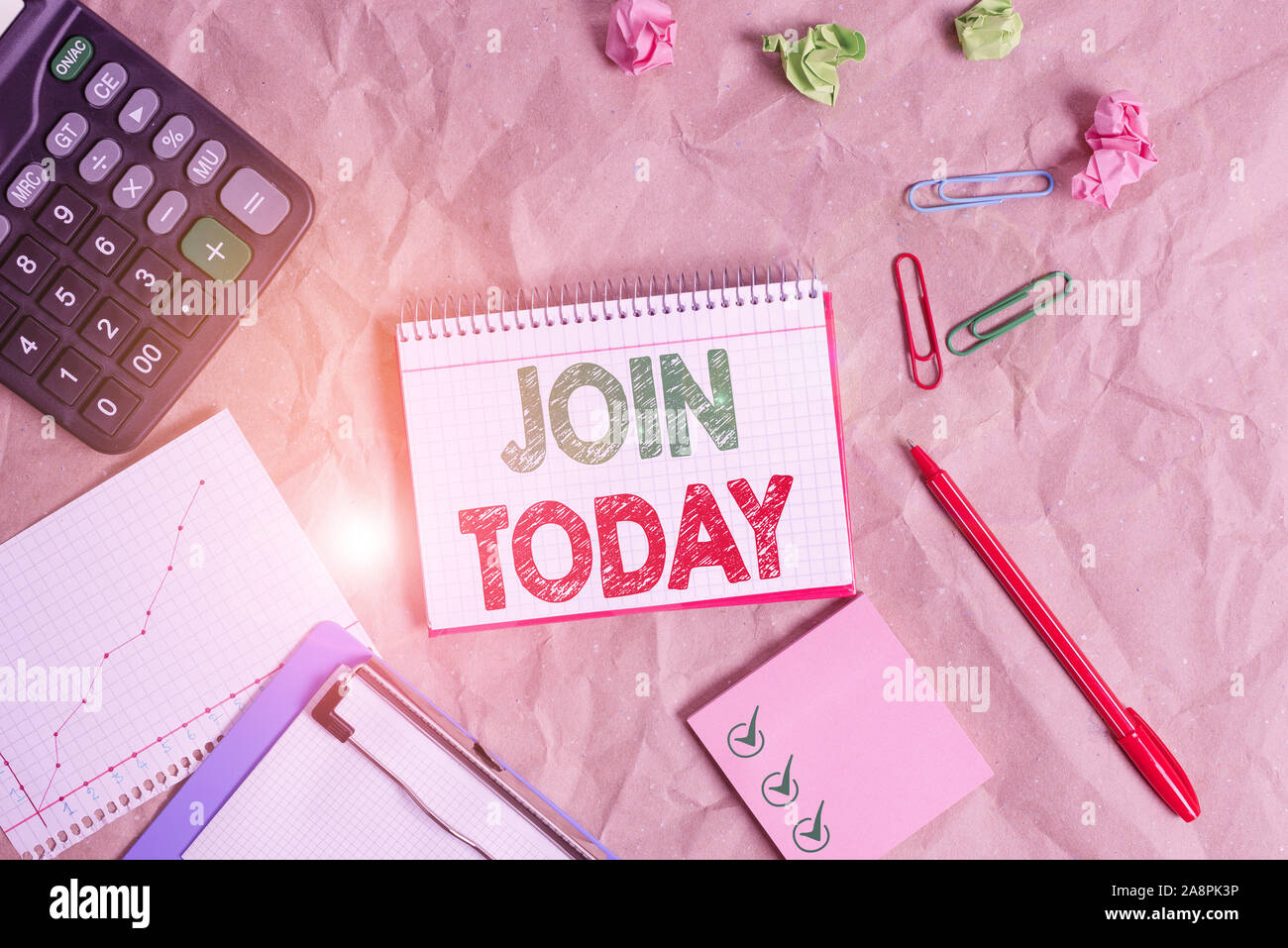 Word writing text Join Today. Business photo showcasing to become a new ...