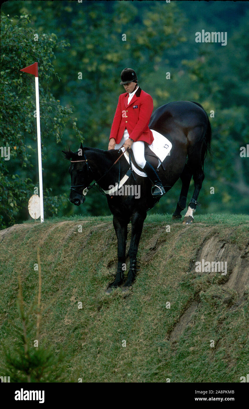 Silk Cut Derby Hickstead 1993, Chris Chadwick, Australia, riding Mr ...