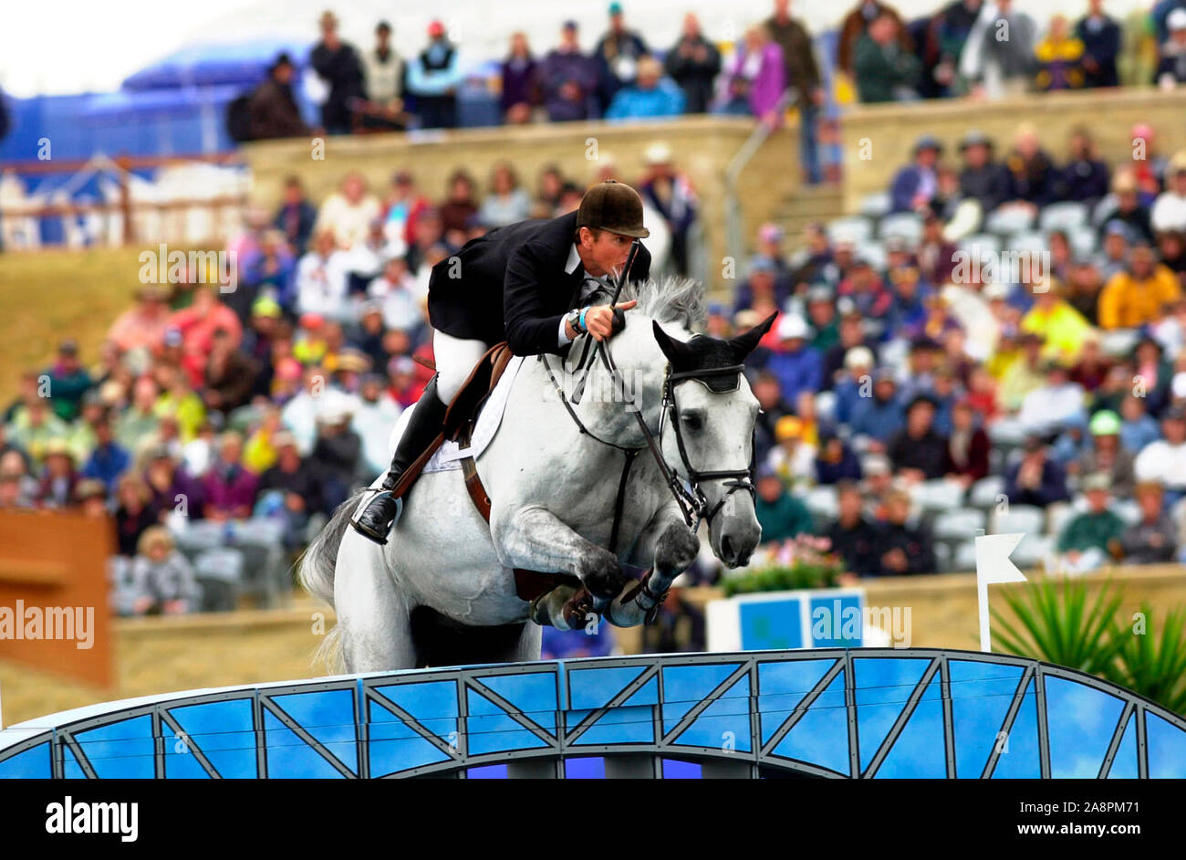 Olympic Games, Sydney 2000, Bruce Goodin (NZL) riding Lenaro Stock ...