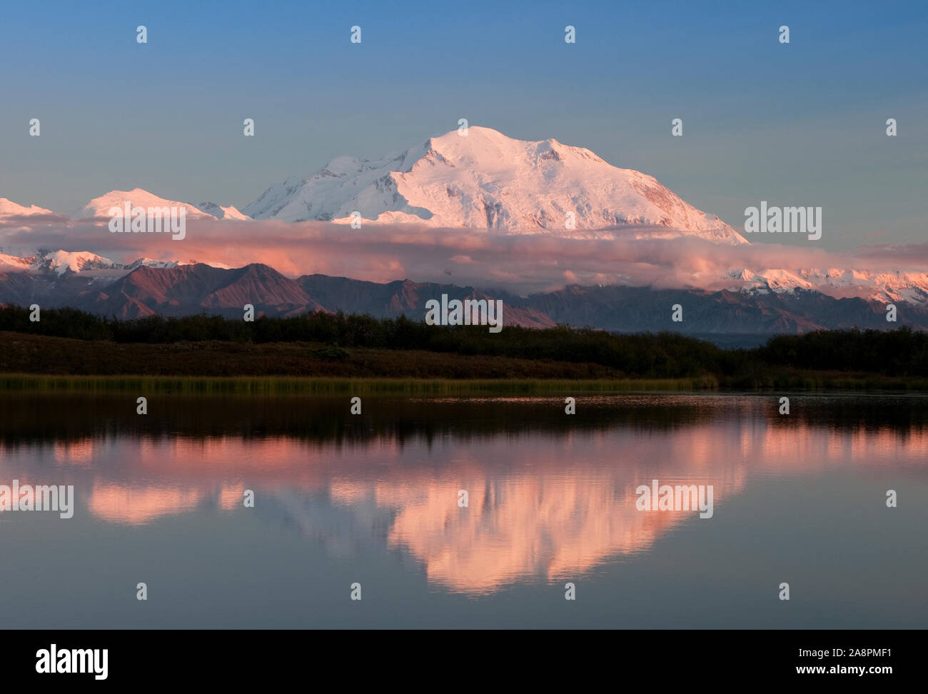 North America; United States; Alaska; Alaska Range Mountains; Denali ...