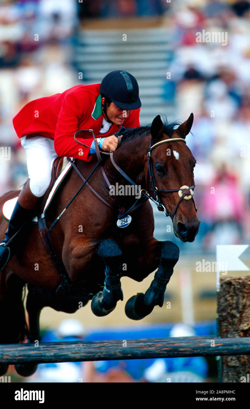 Olympic Games, Sydney 2000, Ali Nilforushan (IRA) riding Campione M ...
