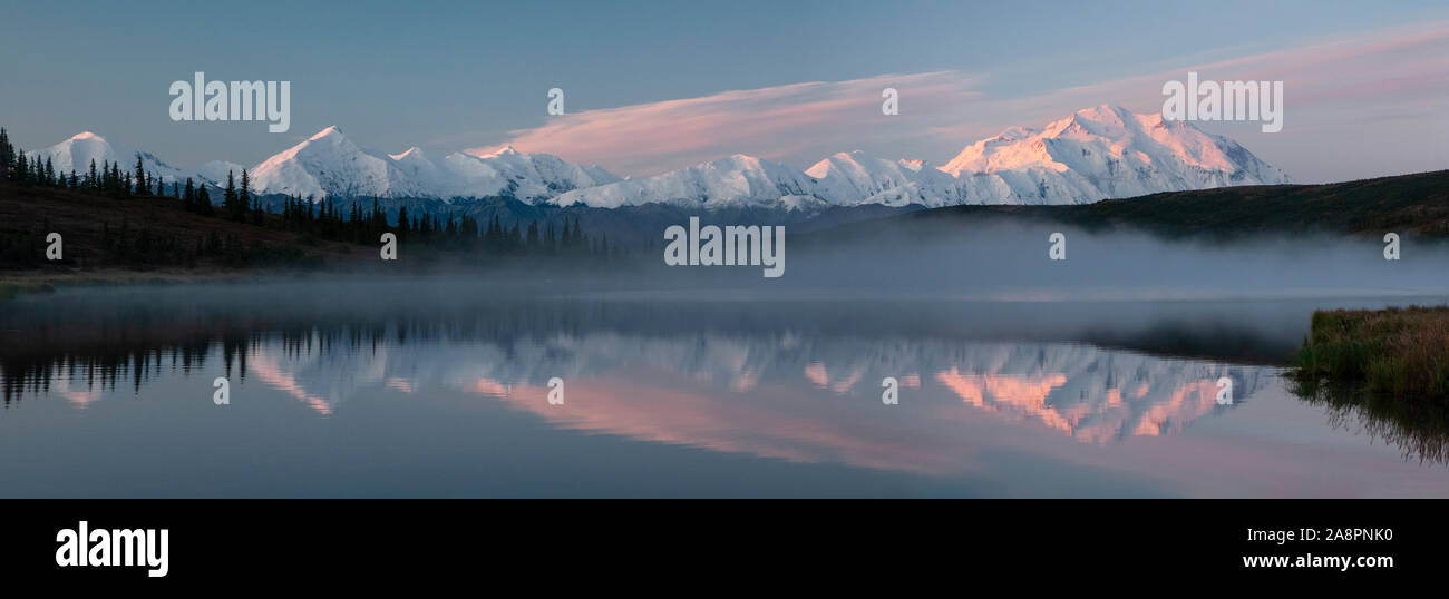 North America; United States; Alaska; Alaska Range Mountains; Denali ...