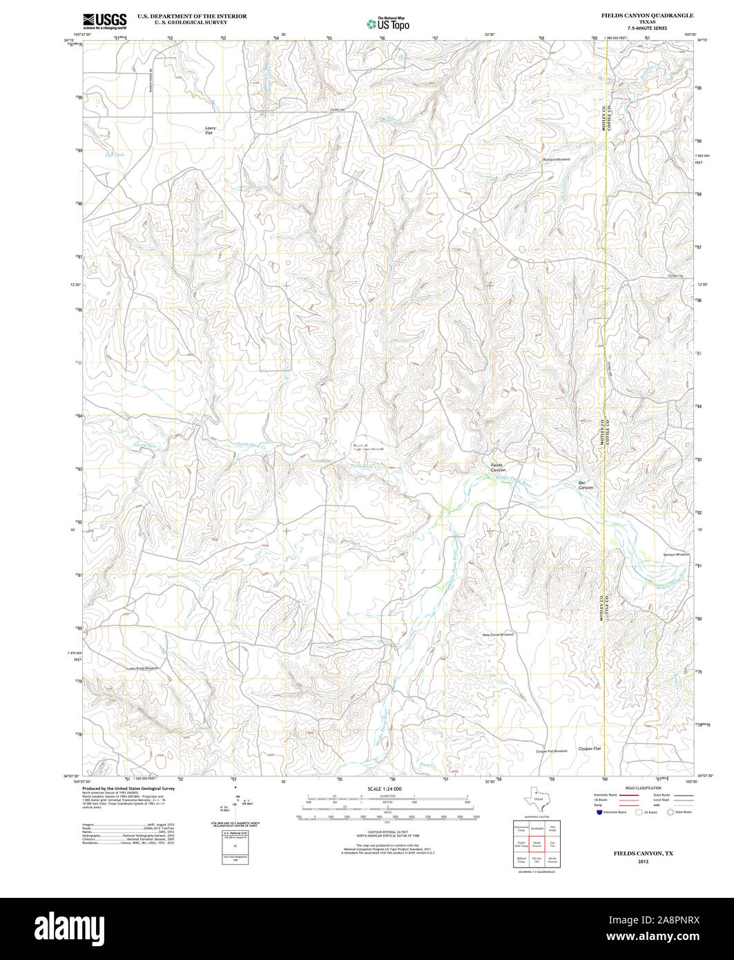 Map of canyon texas hi-res stock photography and images - Alamy