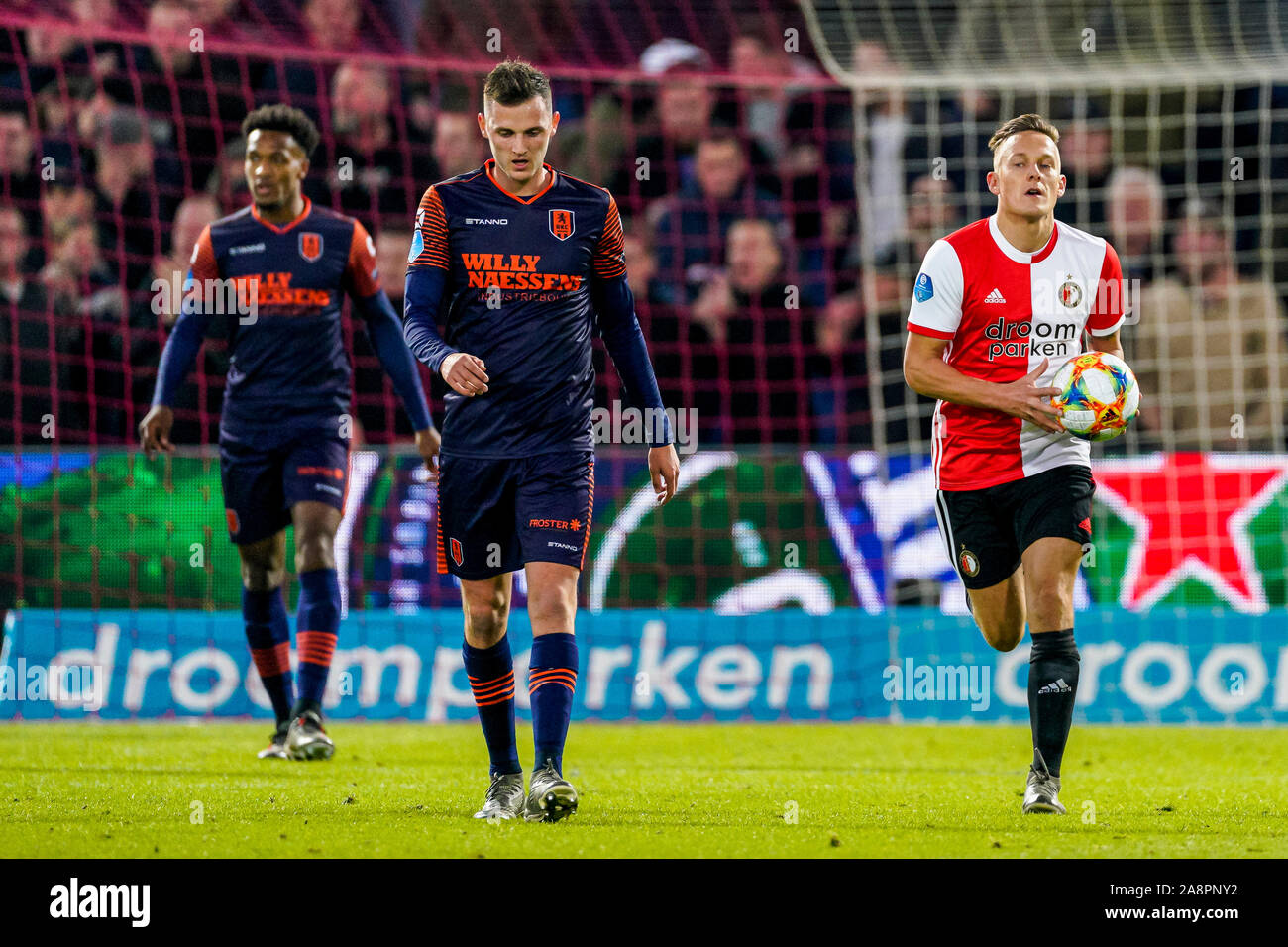 ROTTERDAM, Netherlands. 10th Nov, 2019. football, Dutch eredivisie, season 2019-2020, RKC player ...