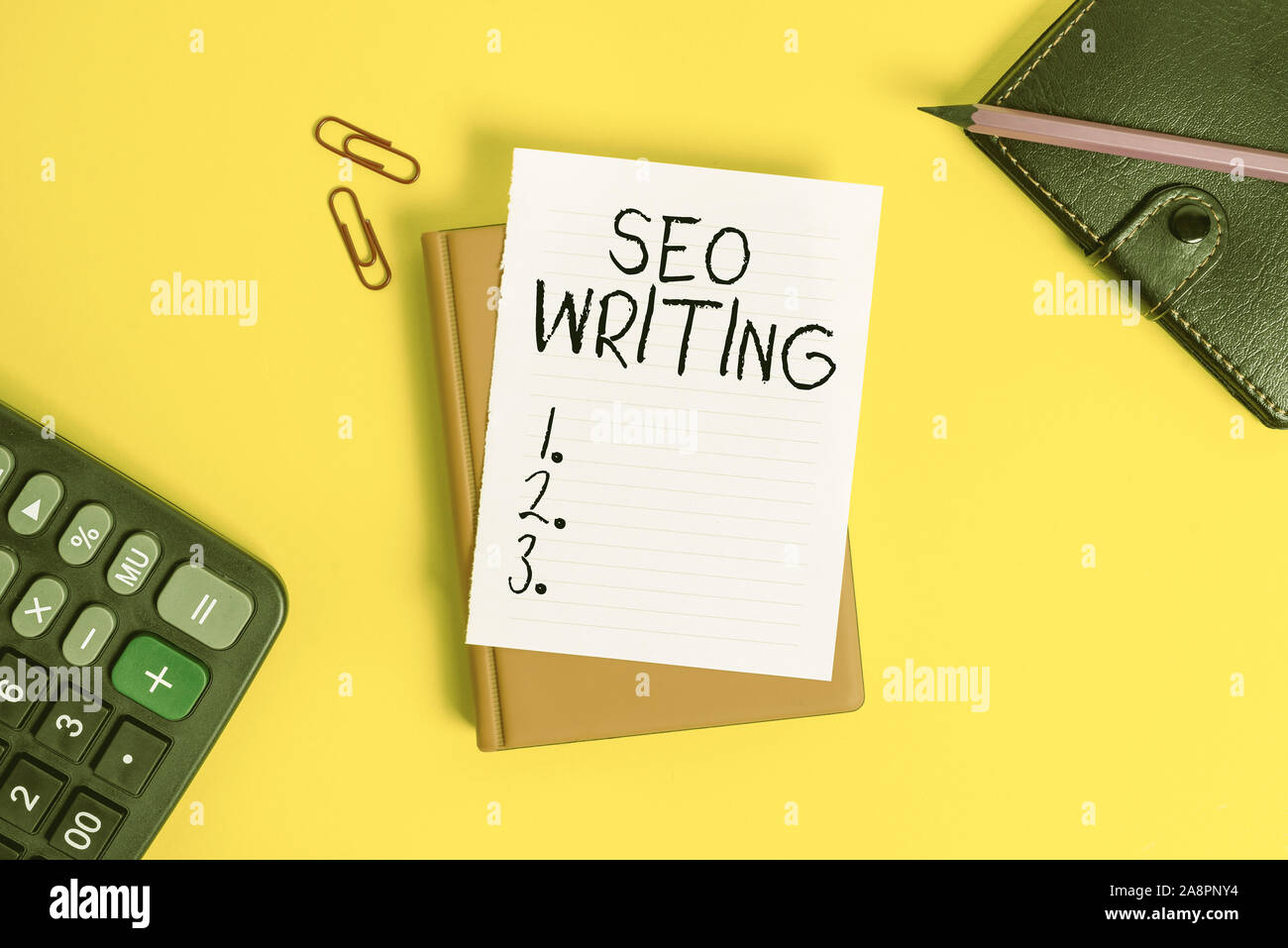 Text sign showing Seo Writing. Business photo showcasing grabbing the ... Text sign showing Seo Writing. Business photo showcasing grabbing the ...