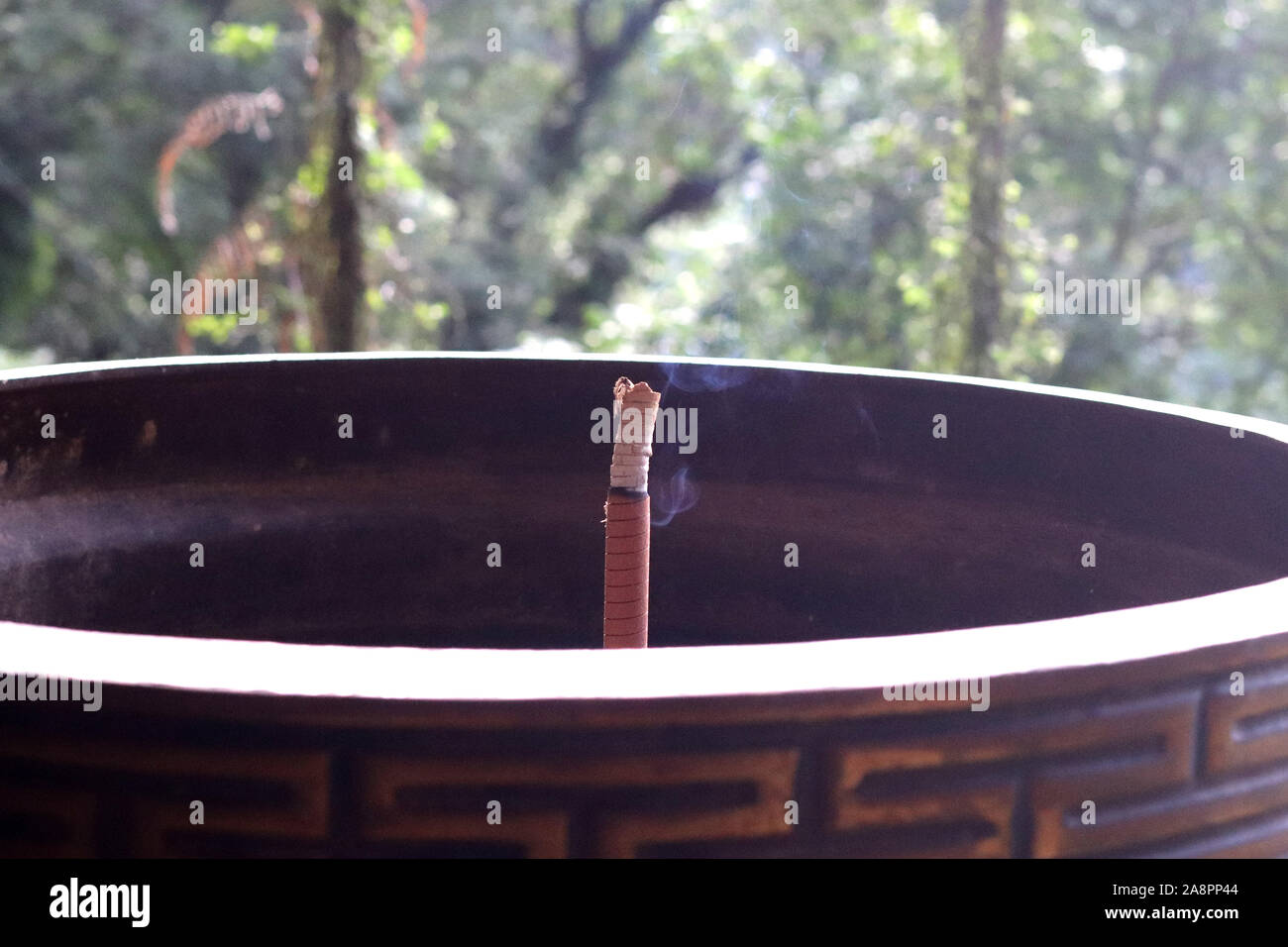 giant Incense and the smook Stock Photo - Alamy