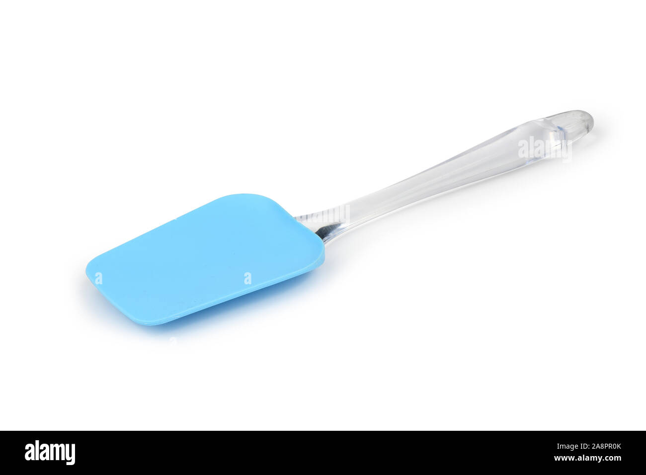 Silicone spatula isolated on a white background. High resolution photo ...