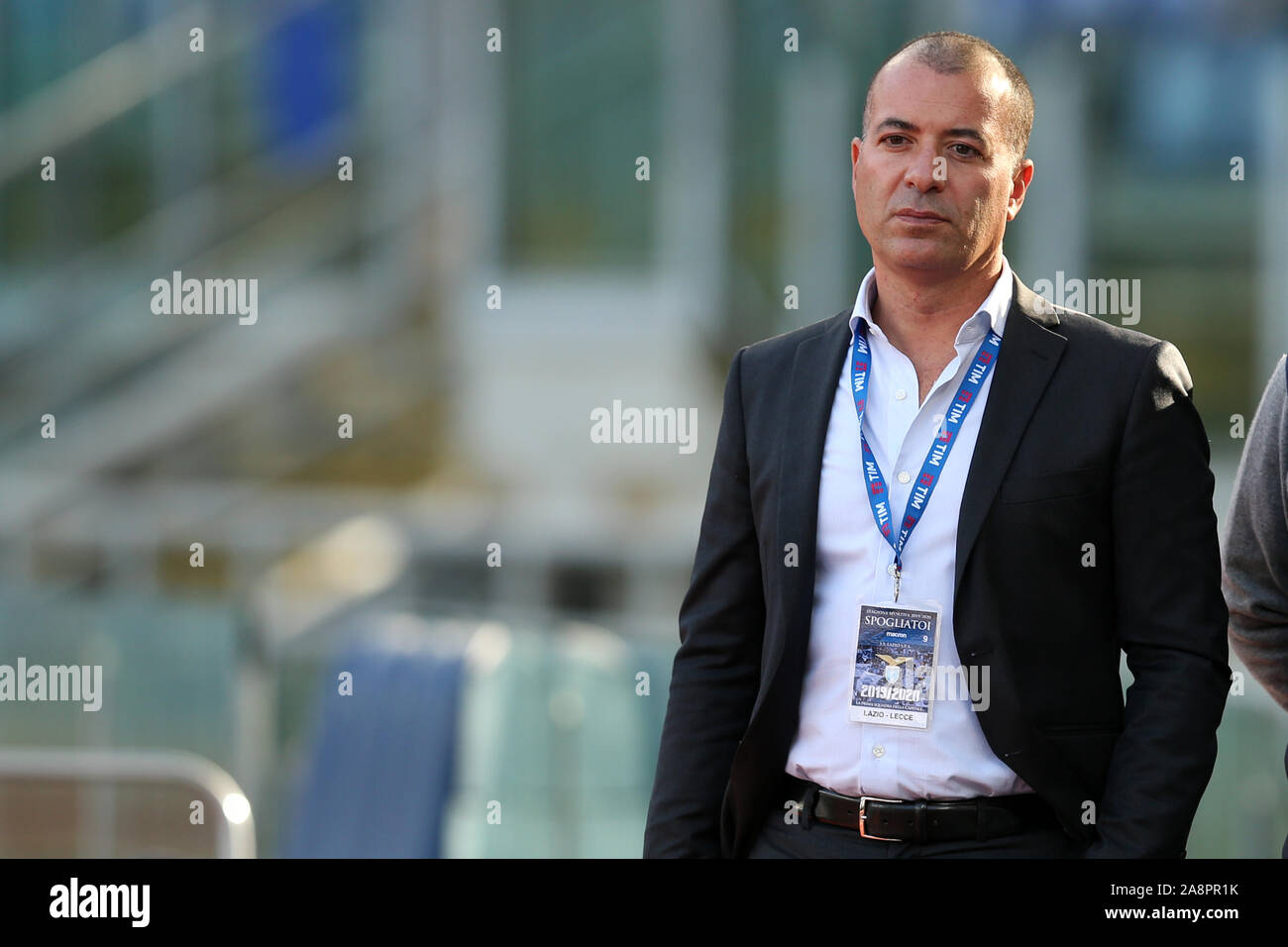 Rome, Italy. 10th Nov, 2019. Saverio Sticchi Damiani president of Lecce ...