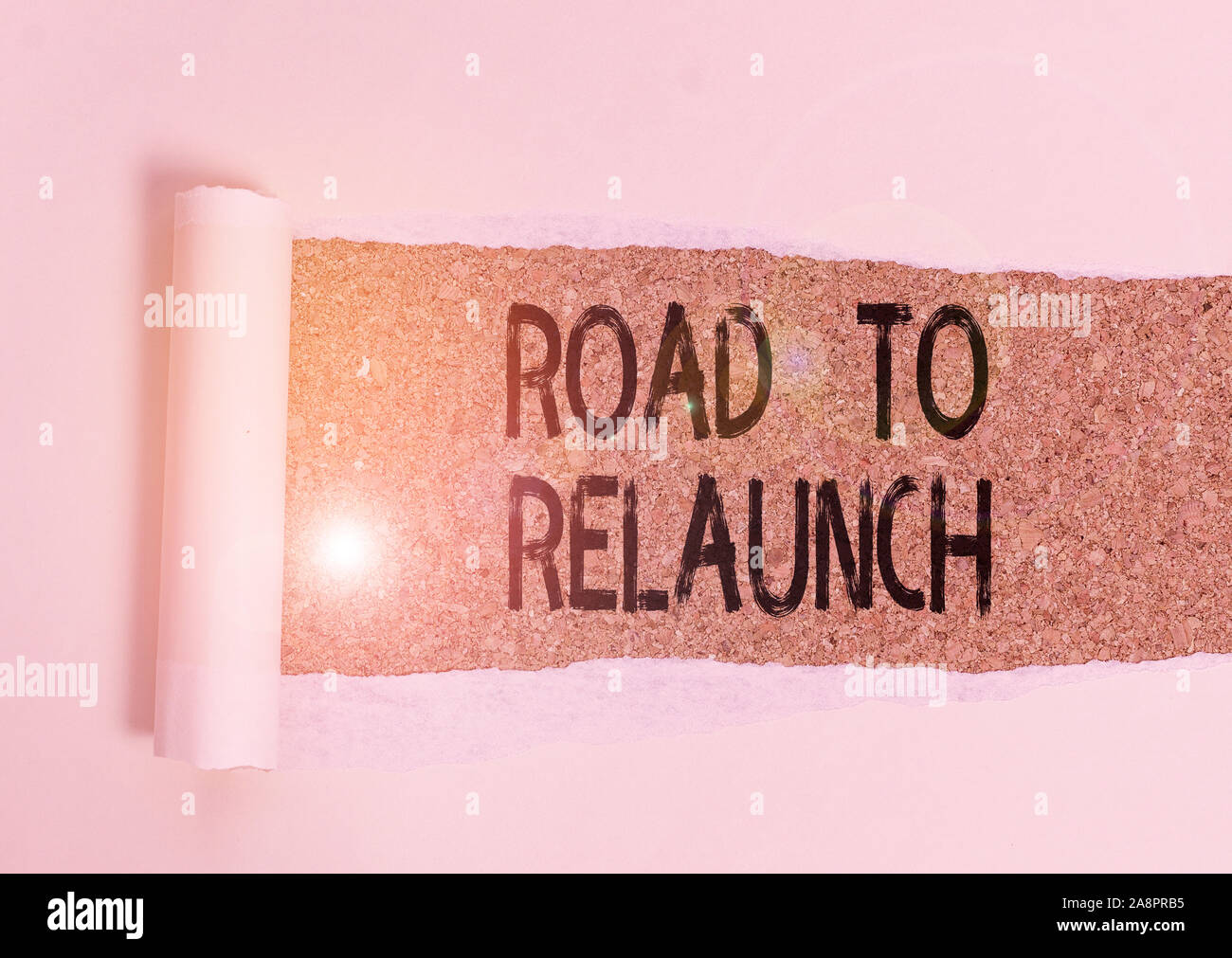 Conceptual hand writing showing Road To Relaunch. Concept meaning In ...