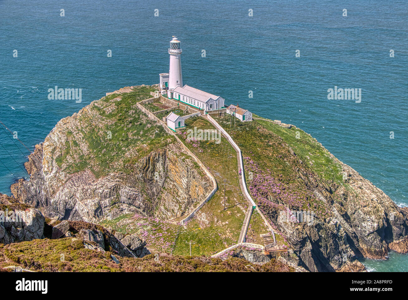 South Stack Lighthouse, Anglesey, North Wales Stock Photo - Alamy