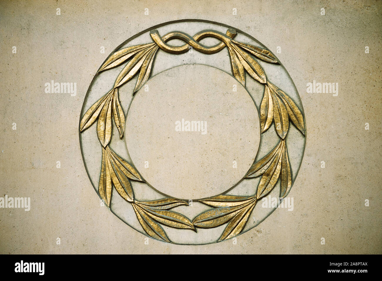 Laurel wreath gold hi-res stock photography and images - Alamy