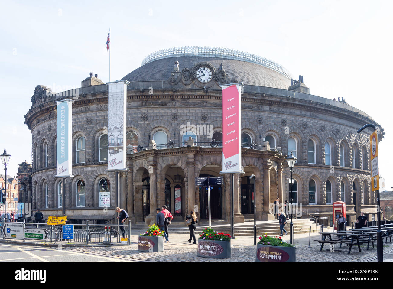 Leeds Corn Exchange building, Call Lane, Leeds, West Yorkshire, England ...