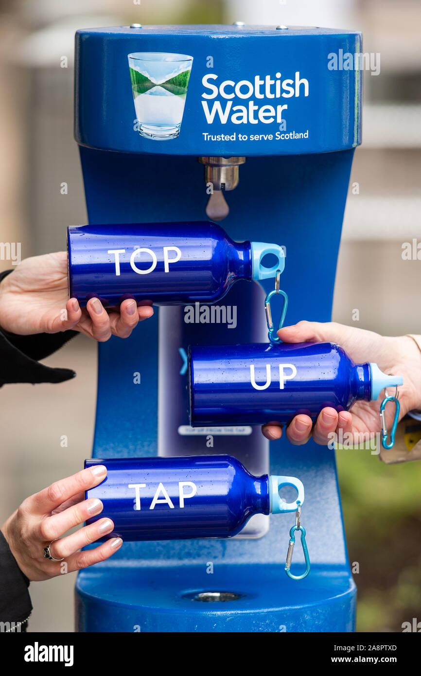 Pictured Scottish Water's newest Top up Tap installed in Stirling ...