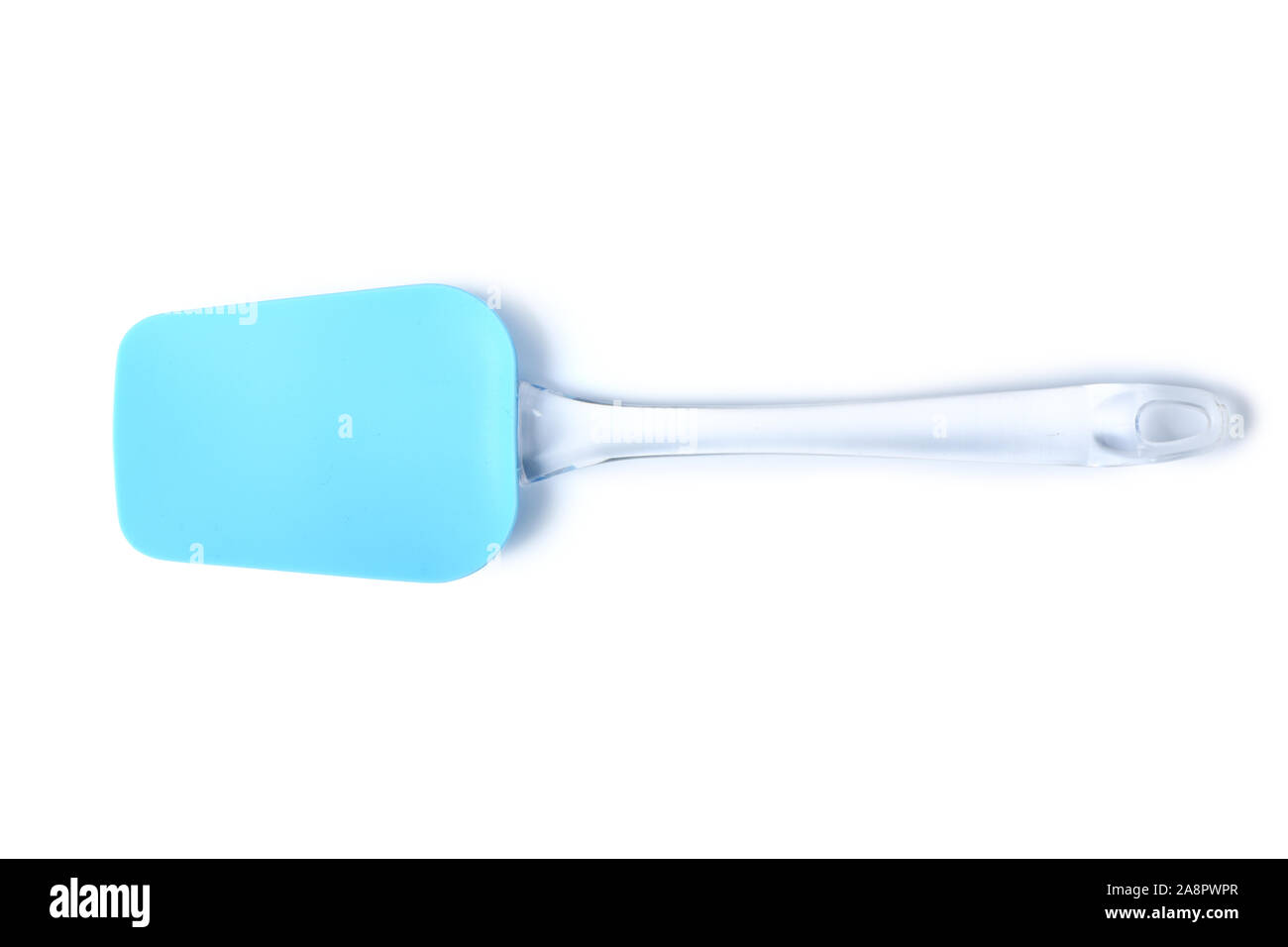 Silicone spatula isolated on a white background. High resolution photo ...