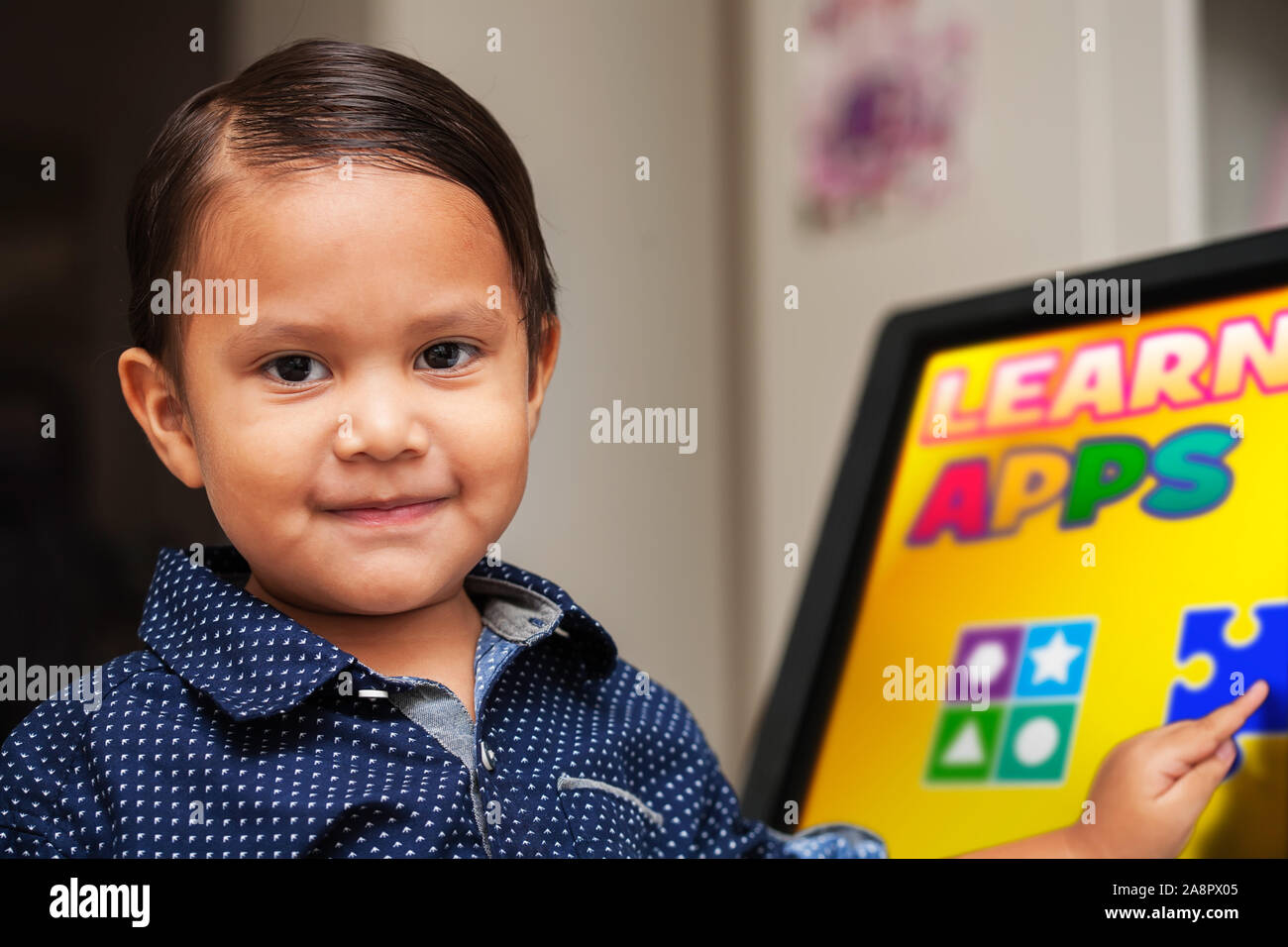 Cute adorable preschool child boy hi-res stock photography and images ...