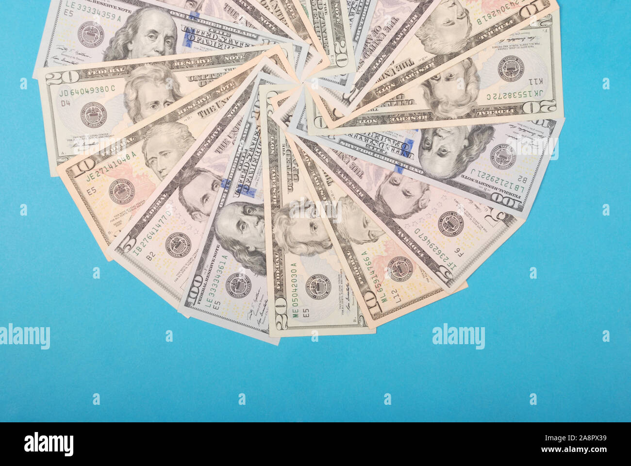 Abstract money background raster pattern repeat circle on green ...