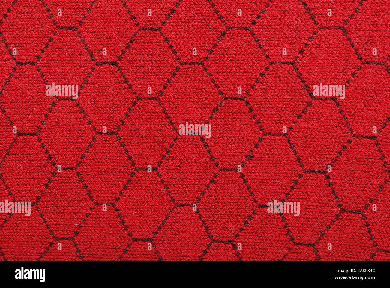 Close up texture of red textile for background Stock Photo - Alamy