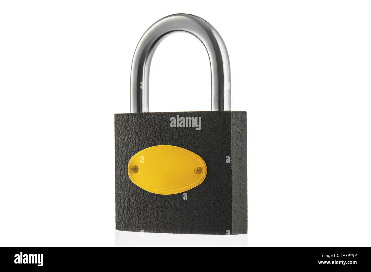 Padlock isolated on white background Stock Photo - Alamy