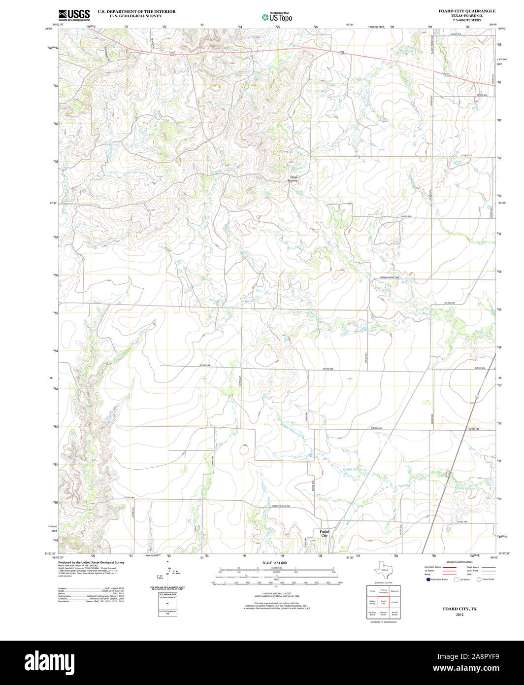 Map of foard hi-res stock photography and images - Alamy
