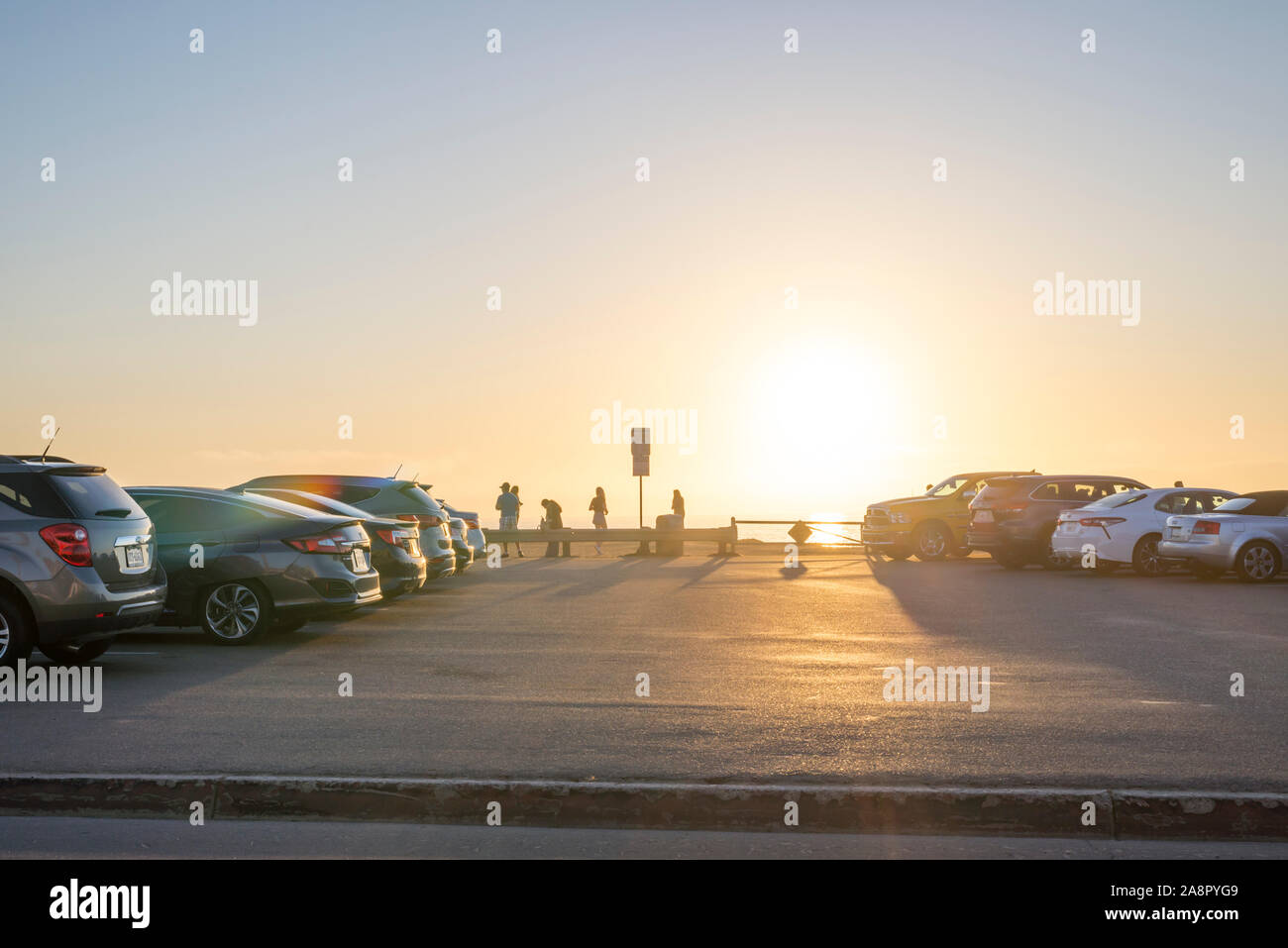 Serene parking scene hi-res stock photography and images - Alamy